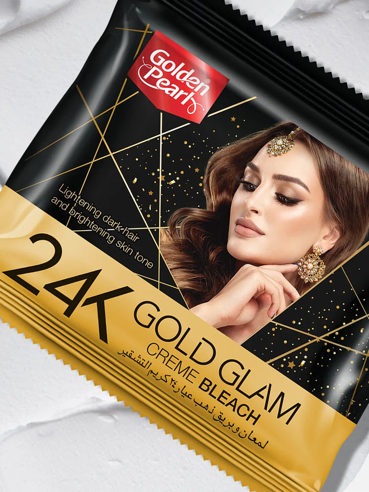 24K Gold Glam Cream Bleach Bulk Golden Pearl Pakistan